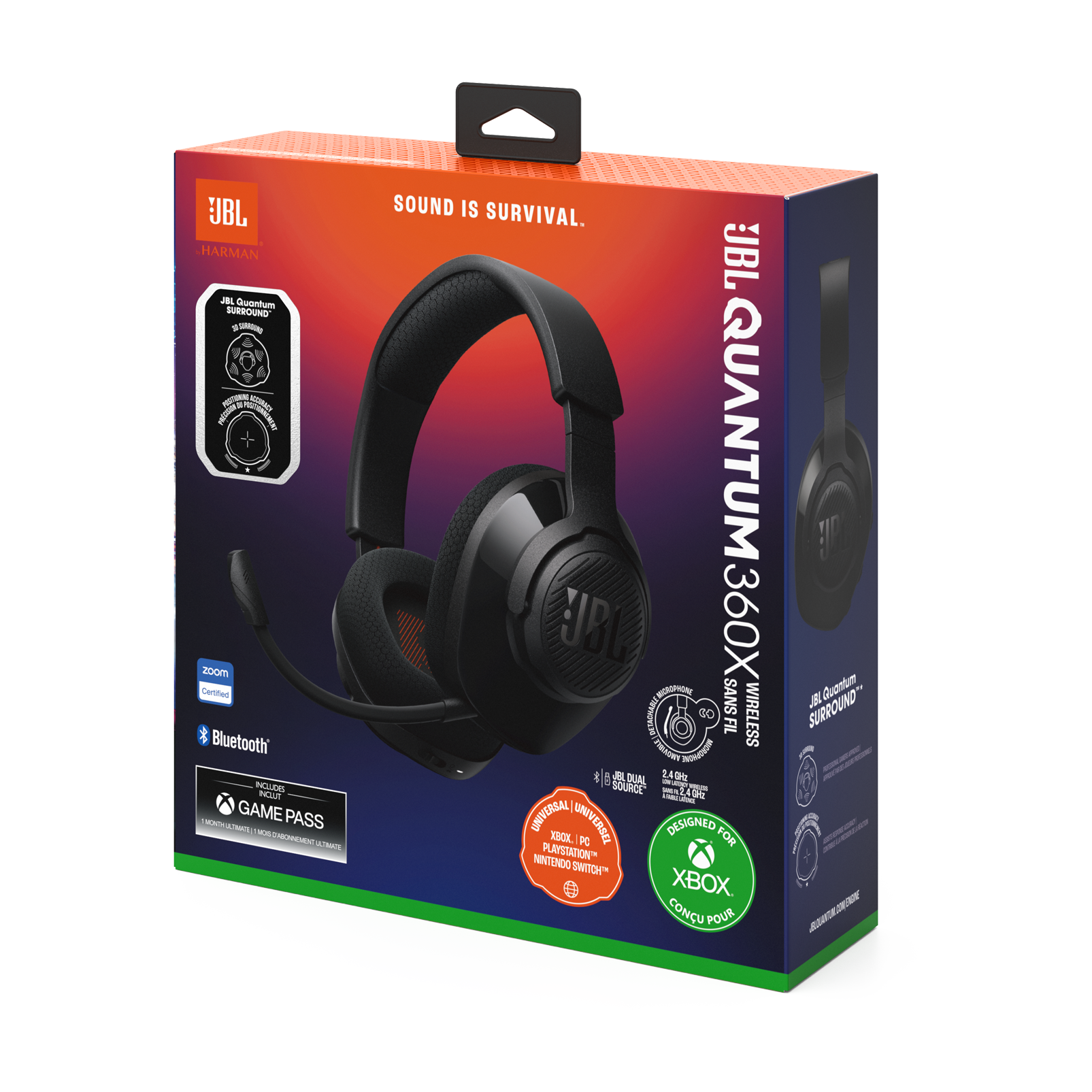JBL Quantum 360X Wireless | Wireless over-ear gaming headset with ...